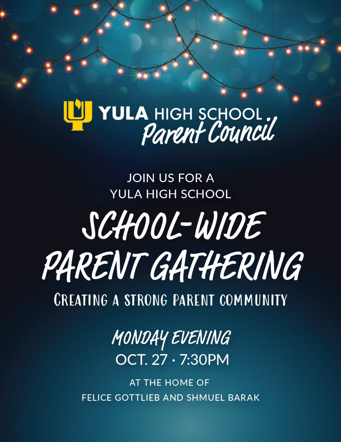 Parent Council – Parent Gathering – YULA High School